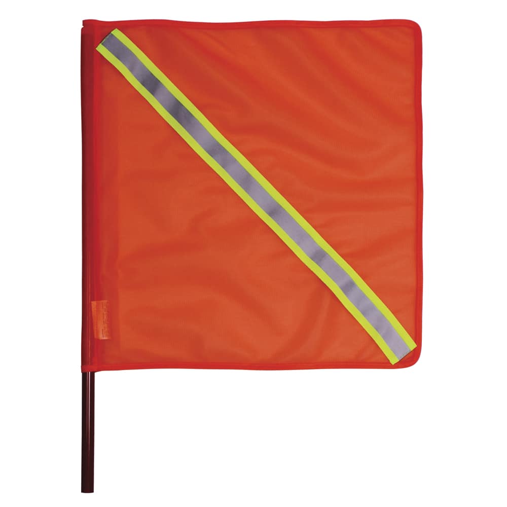 Banderola Naranja con Reflejante - DermaCare | Safety Store MX - Safety ...